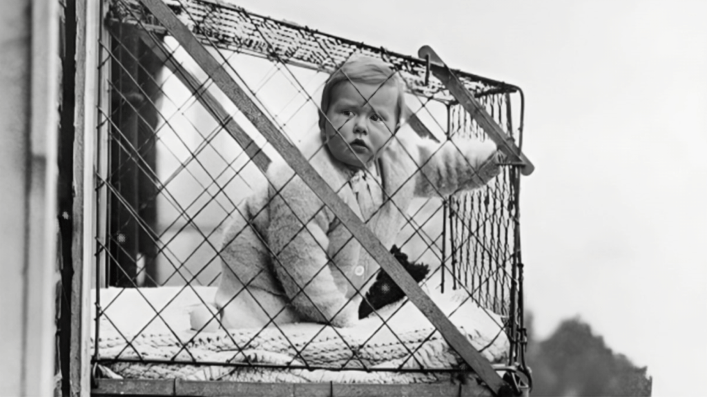 L'histoire de la cage à bébé, un objet en vogue dans les années 1930