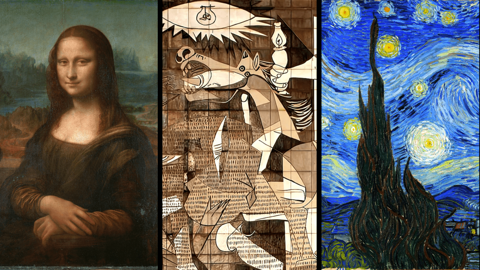 Quels sont les œuvres d'art les plus connues du monde (selon Chat GPT)